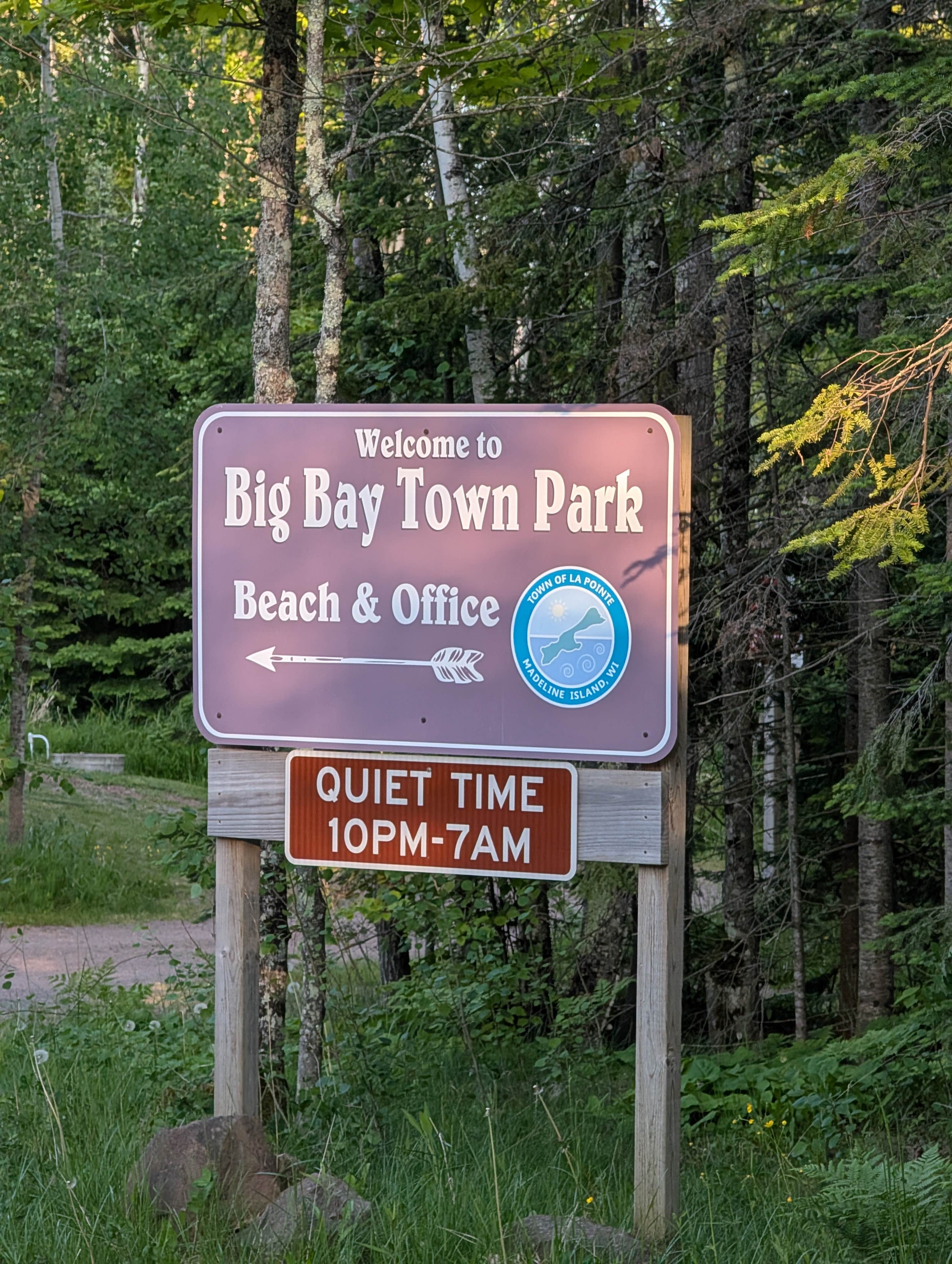 Big Bay Town Park Camping | La Pointe, Wisconsin