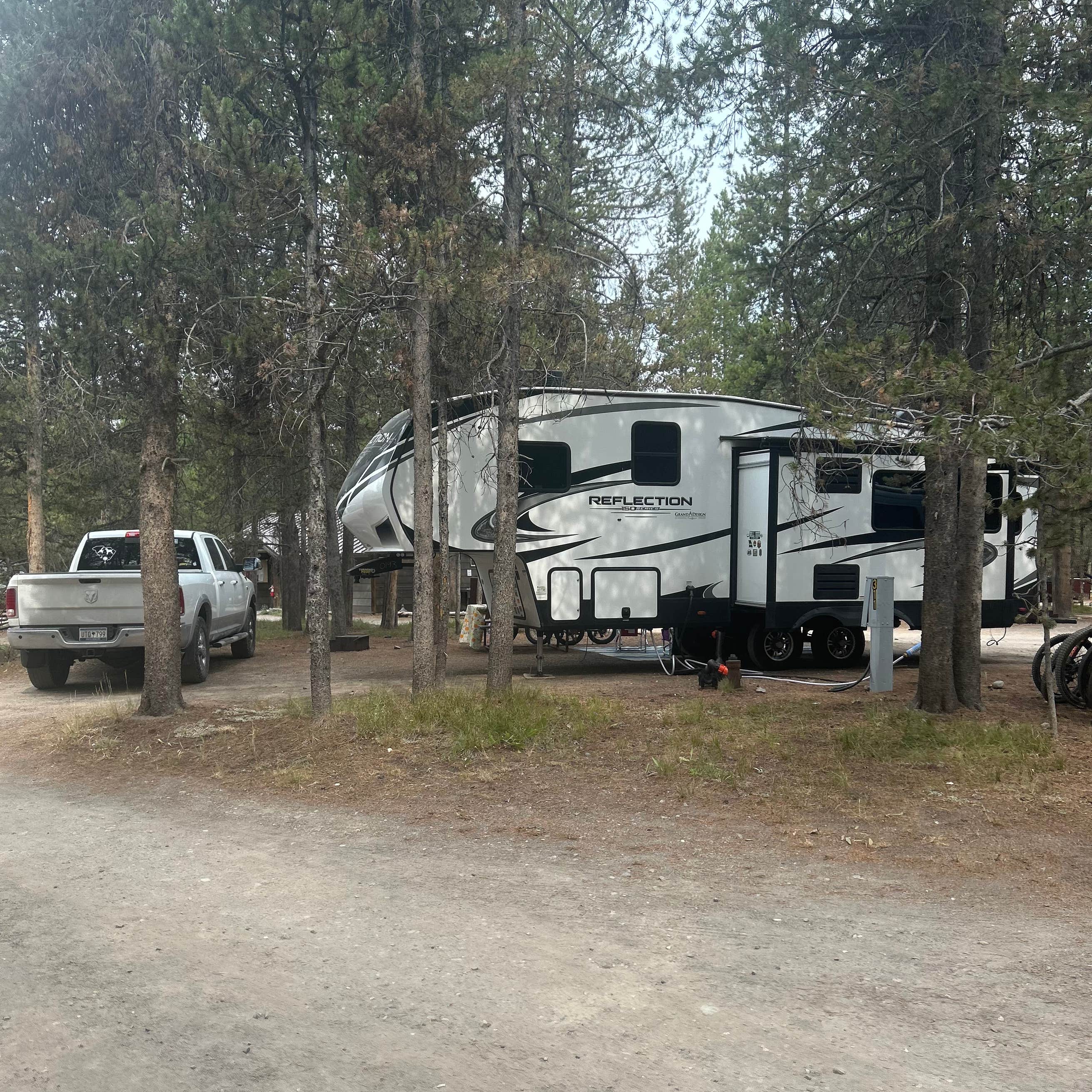 Headwaters Campground at Flagg Ranch — John D. Rockefeller, Jr ...